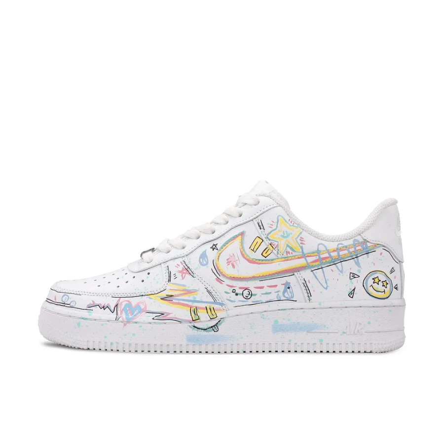 Custom Air Force 1 Low Stick Figure Colorful – Popremake